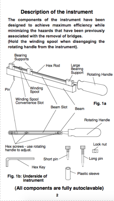 Sure Dental | Higa Bridge Remover Manual